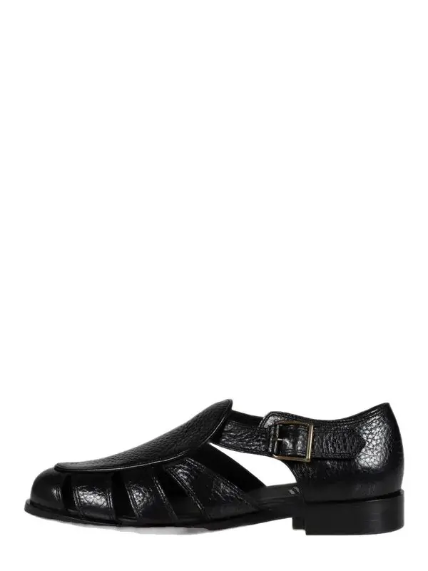JACQUES SOLOVIÈRE PARIS Franck Leather Sandals - Black