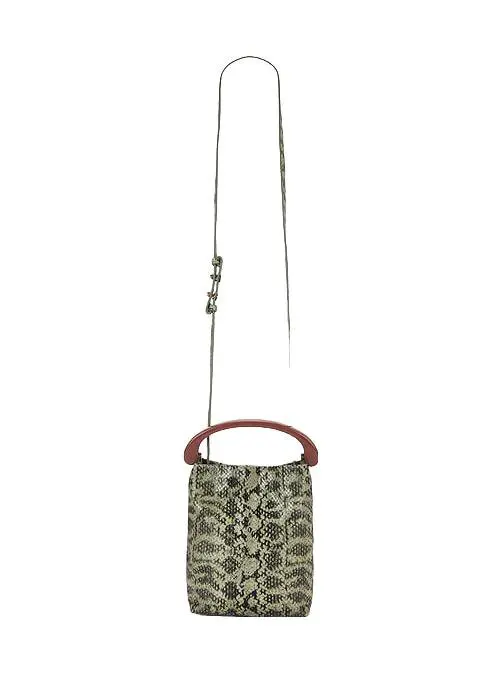 Dries Van Noten Small Resin Handle Crossbody Bag - Mint