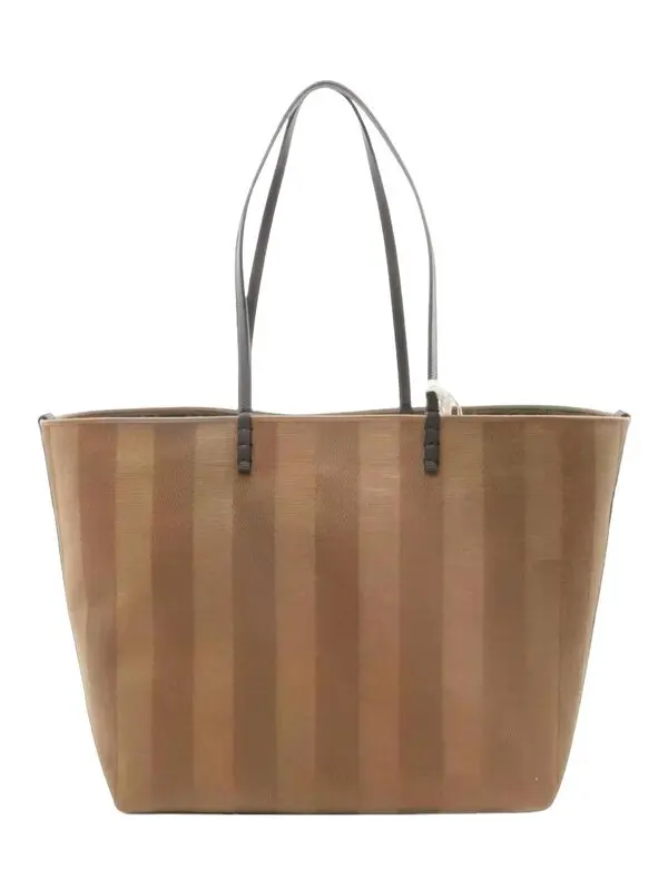 Fendi Roll Reversible Tote Bag - Brown