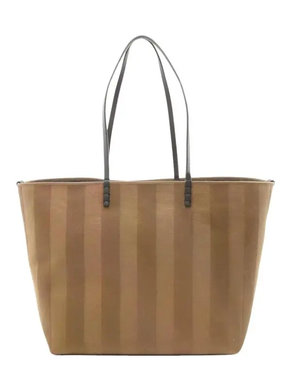 Fendi Roll Reversible Tote Bag - Brown