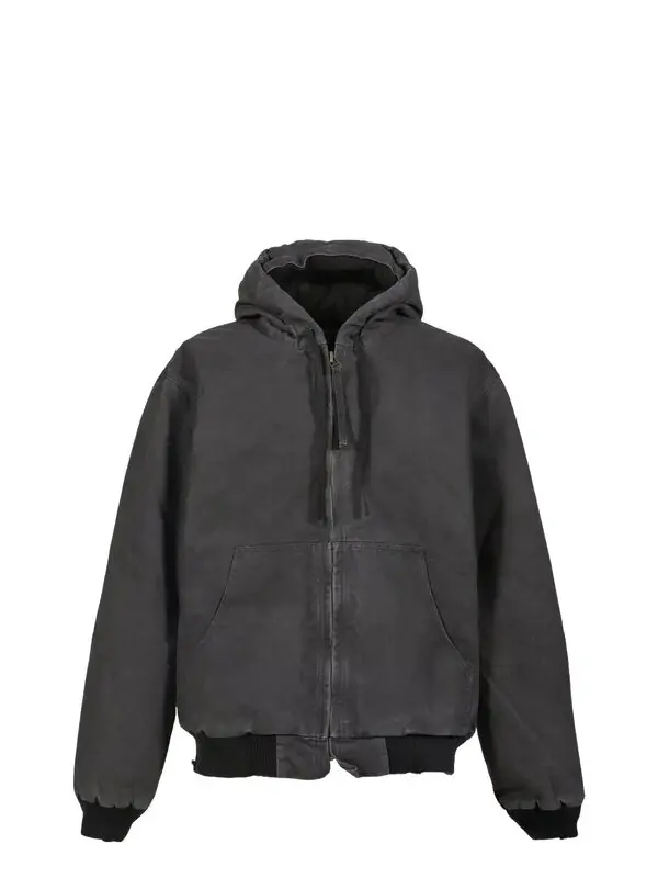 TROUBLED WATERS Gas Mask Hooded Jacket - Grey