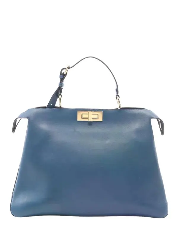 Fendi Peekaboo Satchel Bag - Blue