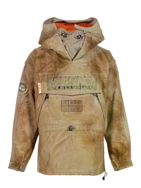 PDF X Napapijri Skidoo Faux-fur Jacket - Neutrals