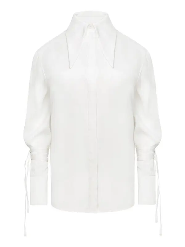MANDRAGORA Vena Loose Fit Shirt - White