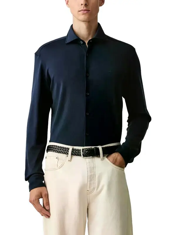 Paul & Shark Long-sleeve Button-down Shirt - Blue