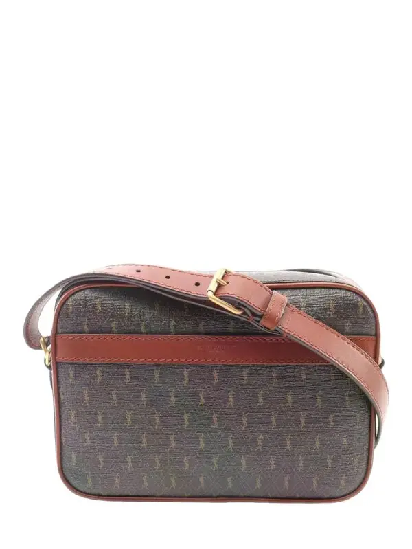 Saint Laurent Monogram Shoulder Bag - Brown