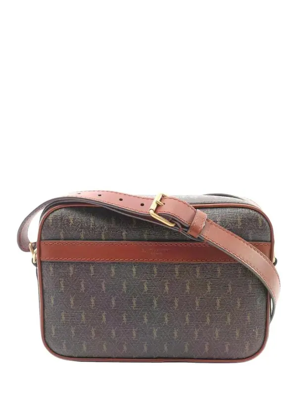 Saint Laurent Monogram Shoulder Bag - Brown