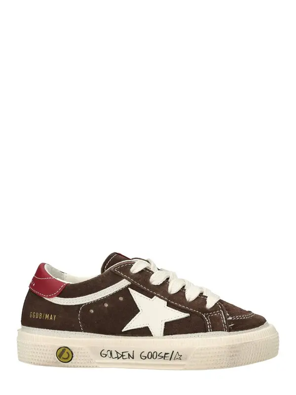 GOLDEN GOOSE Suede May Sneakers - Brown