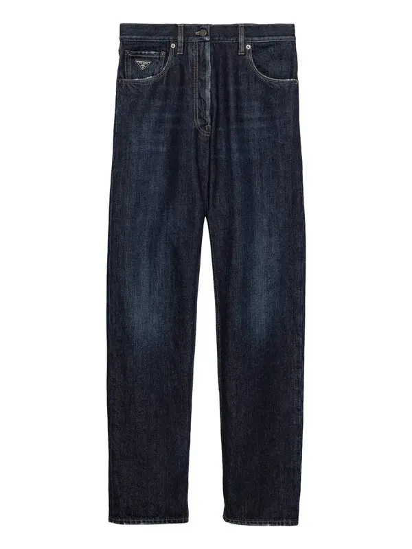 Prada High-waist Straight Jeans - Blue