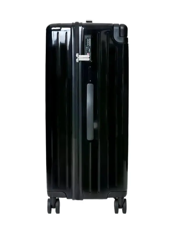 LUFLY Light Full-sized Ribbed Suitcase - Black