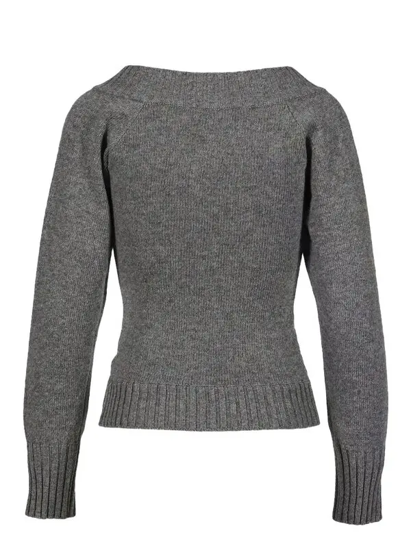 BOHEMSEO V-neck Pullover - Grey