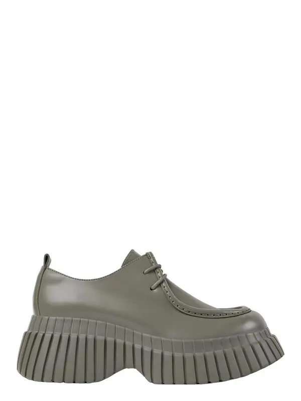Camper Chunky Lace Up Brogues - Grey