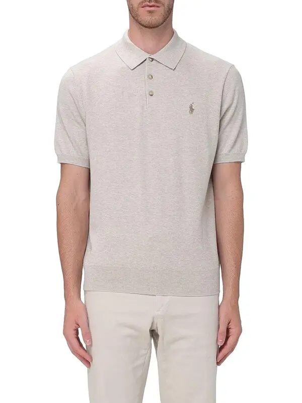 Polo Ralph Lauren Short-sleeve Cotton Knit Polo Shirt With Embroidered Pony Logo - Brown