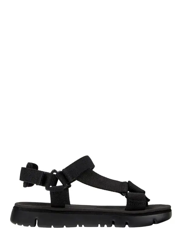 Camper Strappy Heeled Sandals - Black