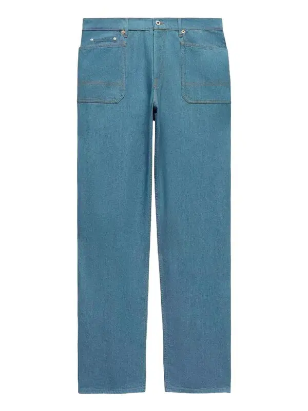 Kenzo Rinse-wash Loose-fit Jeans - Blue