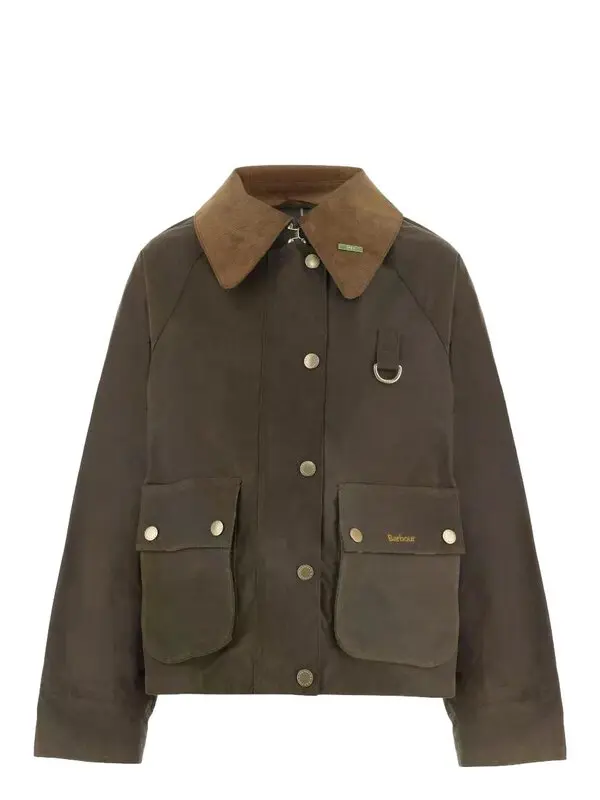 Barbour Waxed Cotton Jacket - Brown