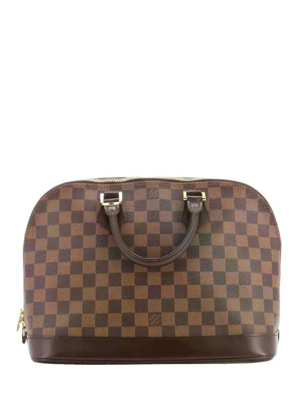 LOUIS VUITTON Vintage Alma Handbag Damier Pm Satchel - Brown