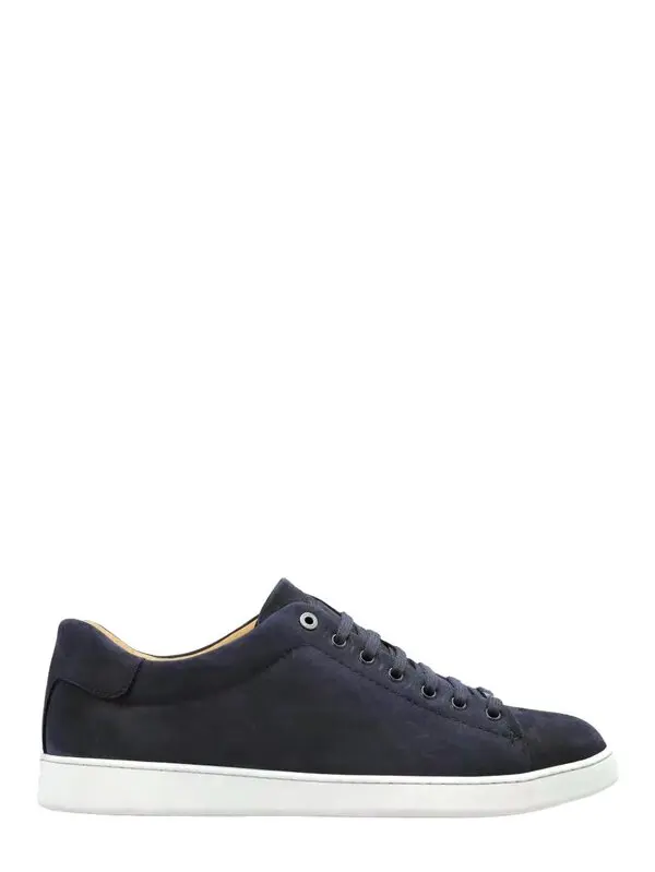 Brioni Low-top Suede Sneakers - Blue