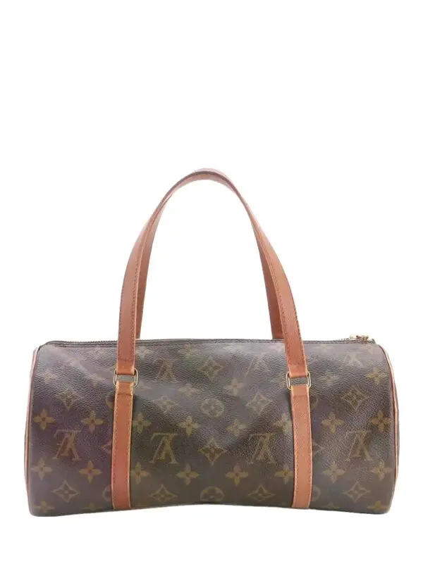 LOUIS VUITTON Papillon Handbag Monogram Canvas 30 Shoulder Bag - Brown