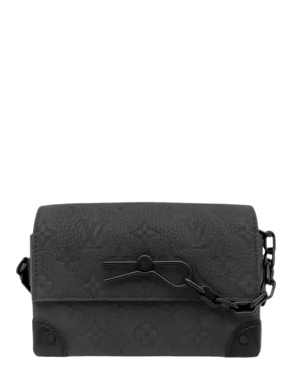 LOUIS VUITTON 2021-2026 Monogram Taurillon Steamer Wearable Wallet Crossbody Bag - Black