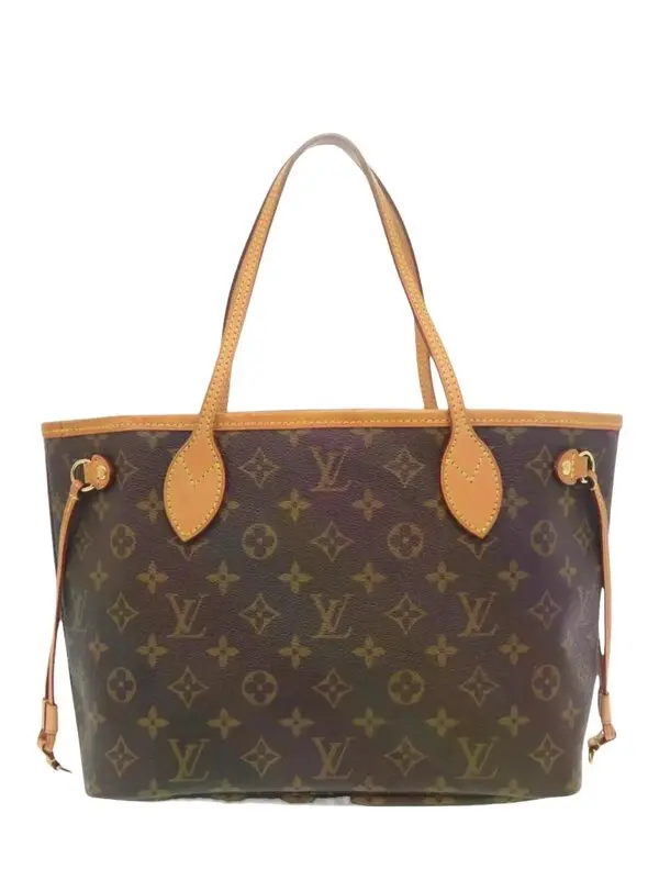 LOUIS VUITTON 2011 Monogram Neverfull Pm Tote Bag - Brown