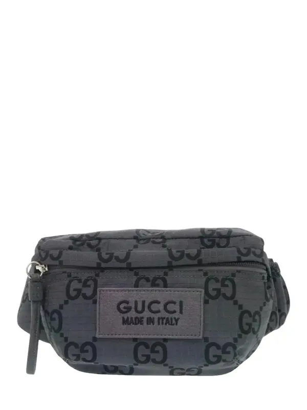 Gucci Gg Nylon Ripstop Belt Bag - Grey
