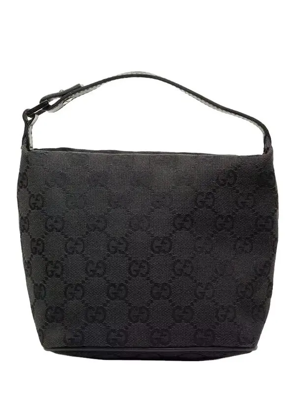 Gucci Gg Canvas Handbag - Black