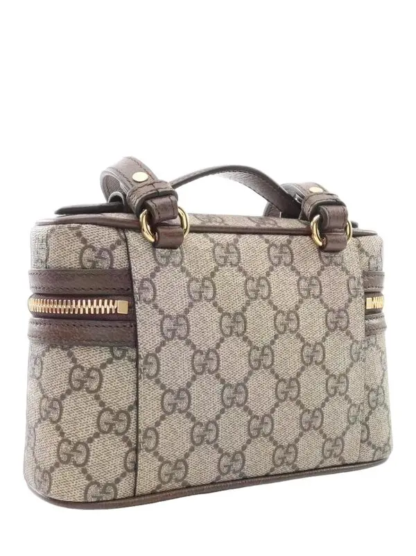 Gucci Mini Ophidia Canvas Shoulder Bag - Neutrals
