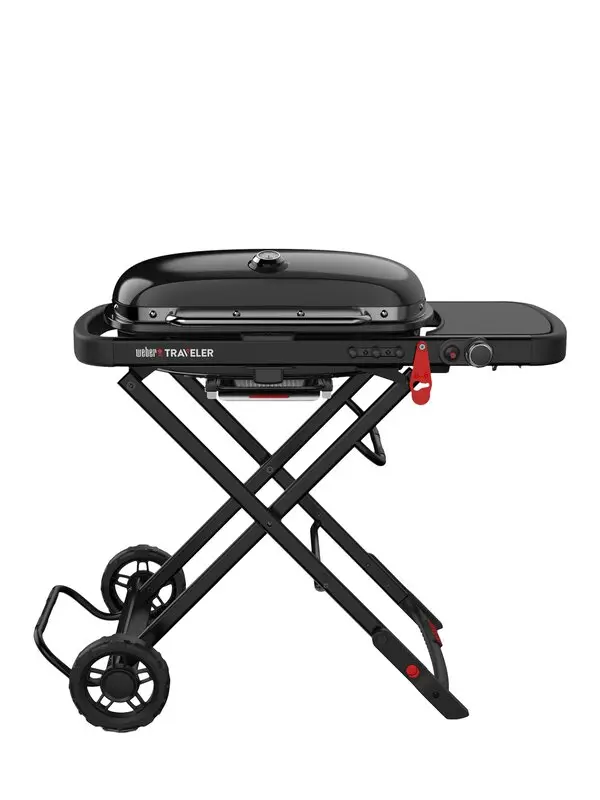 WEBER Traveler Stealth Portable Gas Bbq - Black