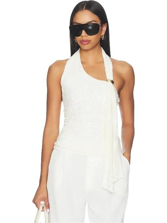 MORE TO COME Cade Halter Top In . Also - Ivory