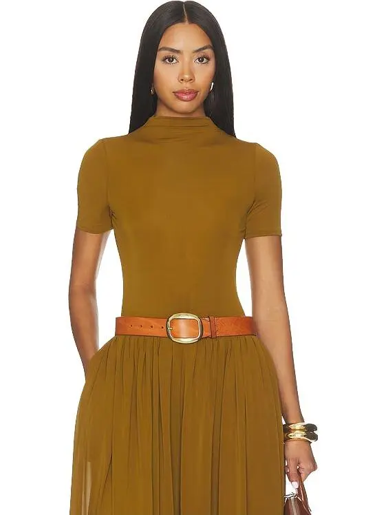 Ronny Kobo Tommy Bodysuit In . Also - Brown