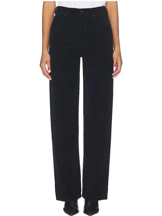 AGOLDE Ren Corduroy Jean In . Also - Black