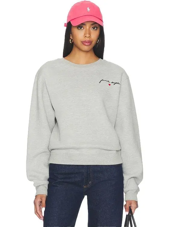 FAVORITE DAUGHTER The Signature Classic Sweatshirt In . Also - Grey