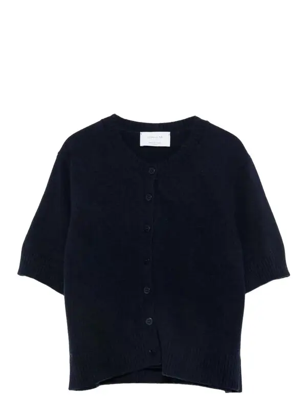 DANIELE FIESOLI Short-sleeve Knitted Cardigan - Blue