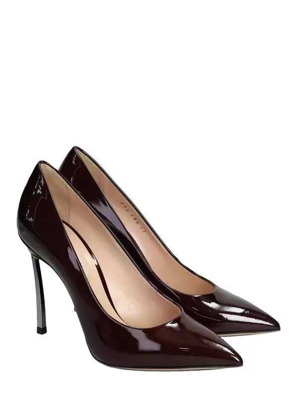 Casadei Blade Patent Leather Pumps - Red