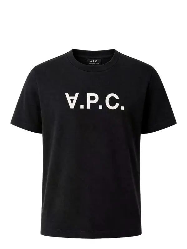 A.p.c. Logo-print T-shirt - Blue