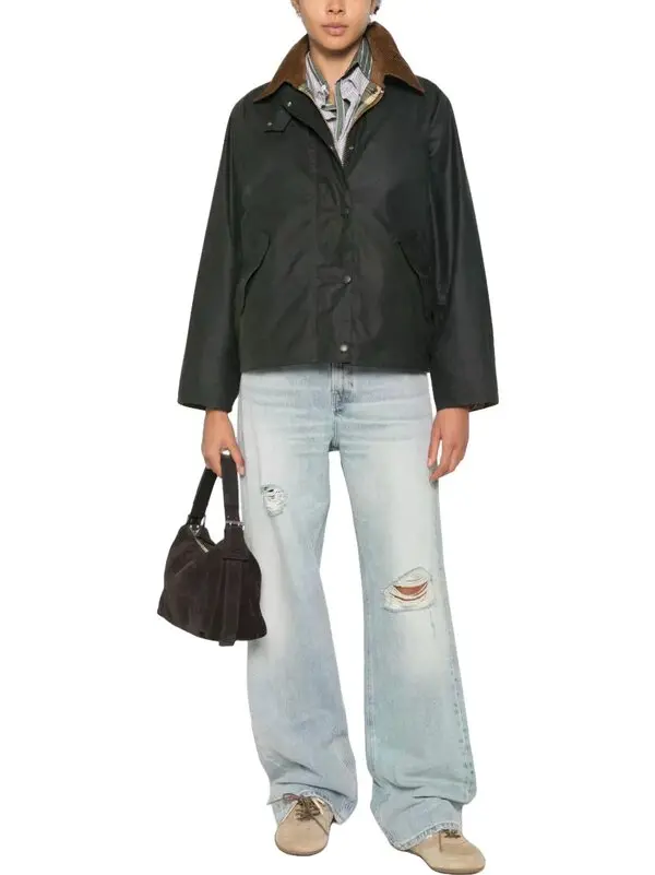 HAIKURE Distressed Wide-leg Jeans - Blue