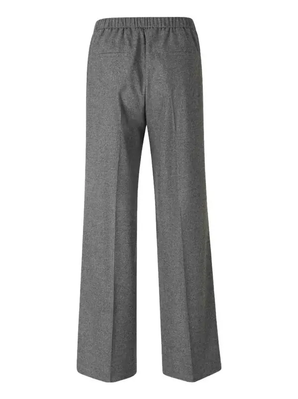 Peserico Piped-trim Elasticated-waist Track Pants - Grey