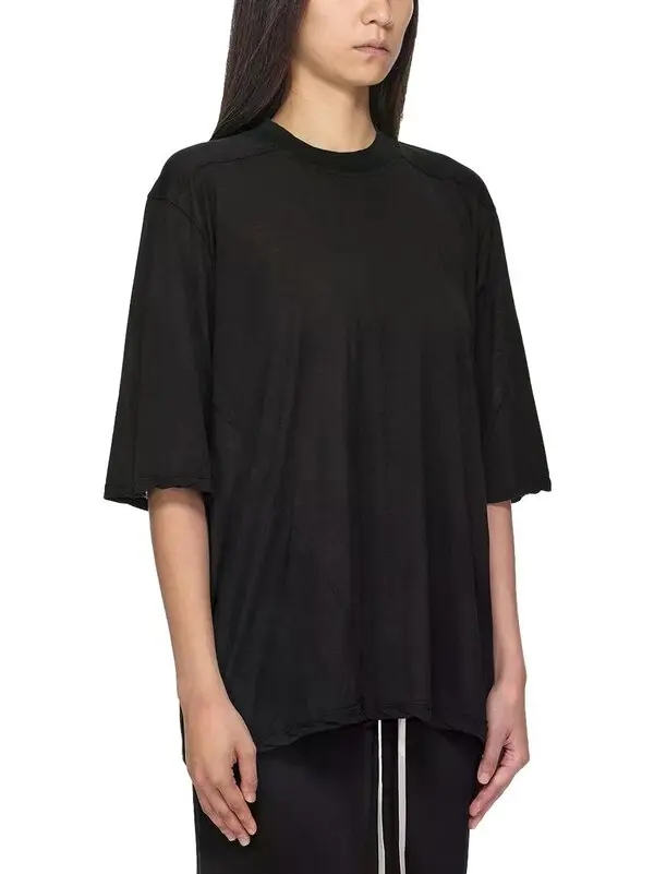 Rick Owens Seam-detail Longline T-shirt - Black
