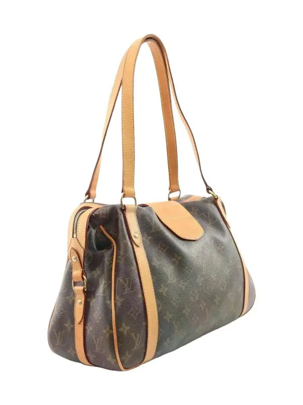LOUIS VUITTON Monogram Canvas Stressa Shoulder Bag - Brown