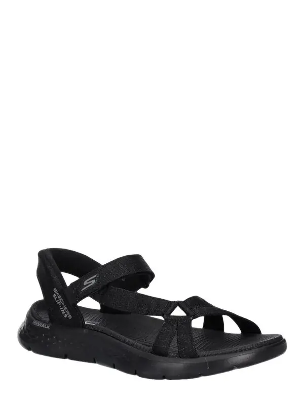 Sketchers Gowalk Strappy Sandals - Black