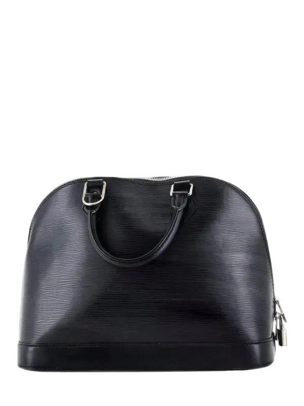 LOUIS VUITTON Alma Handbag Epi Leather Pm Satchel - Black