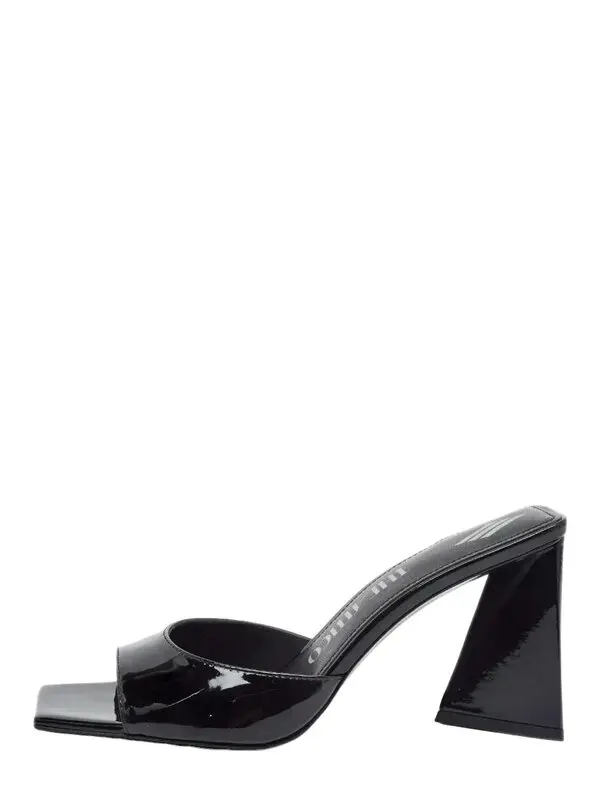 Attico Devon Block-heel Sandals - Black