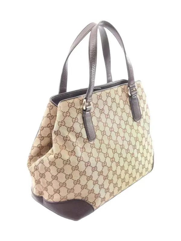 Gucci Gg Canvas Sherry Line Tote Bag - Neutrals