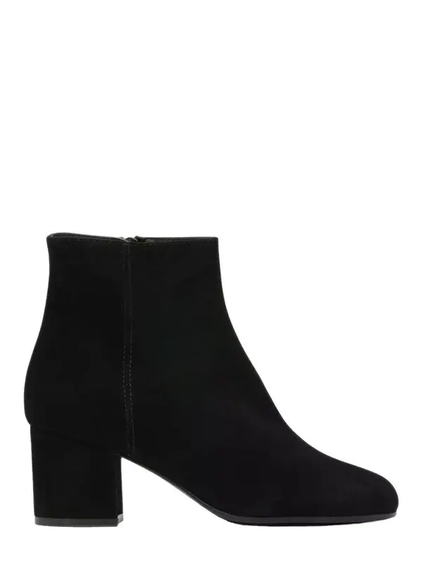 VIA ROMA 15 Suede Ankle Boots - Black