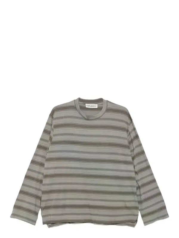 Our Legacy Box Striped Long-sleeve T-shirt - Blue