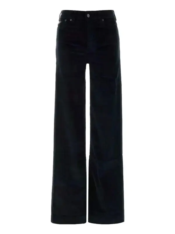 LOIS Stretch-corduroy Wide-leg Jeans - Blue