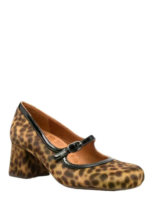 Chie Mihara Mumma49 Leopard-print Pumps - Brown