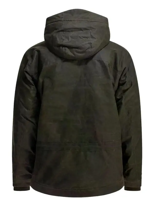 CECCARELLI Hooded Cotton Coat - Brown