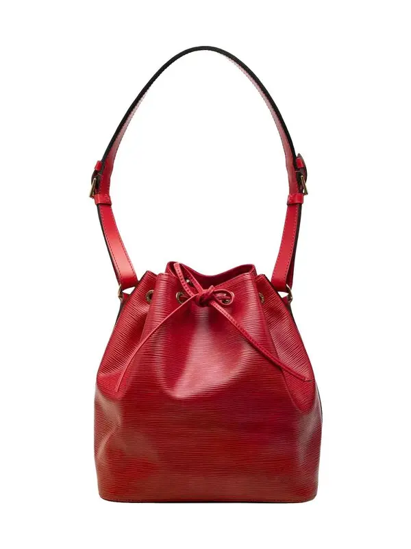 LOUIS VUITTON 1998 Epi Petit Noe Bucket Bag - Red
